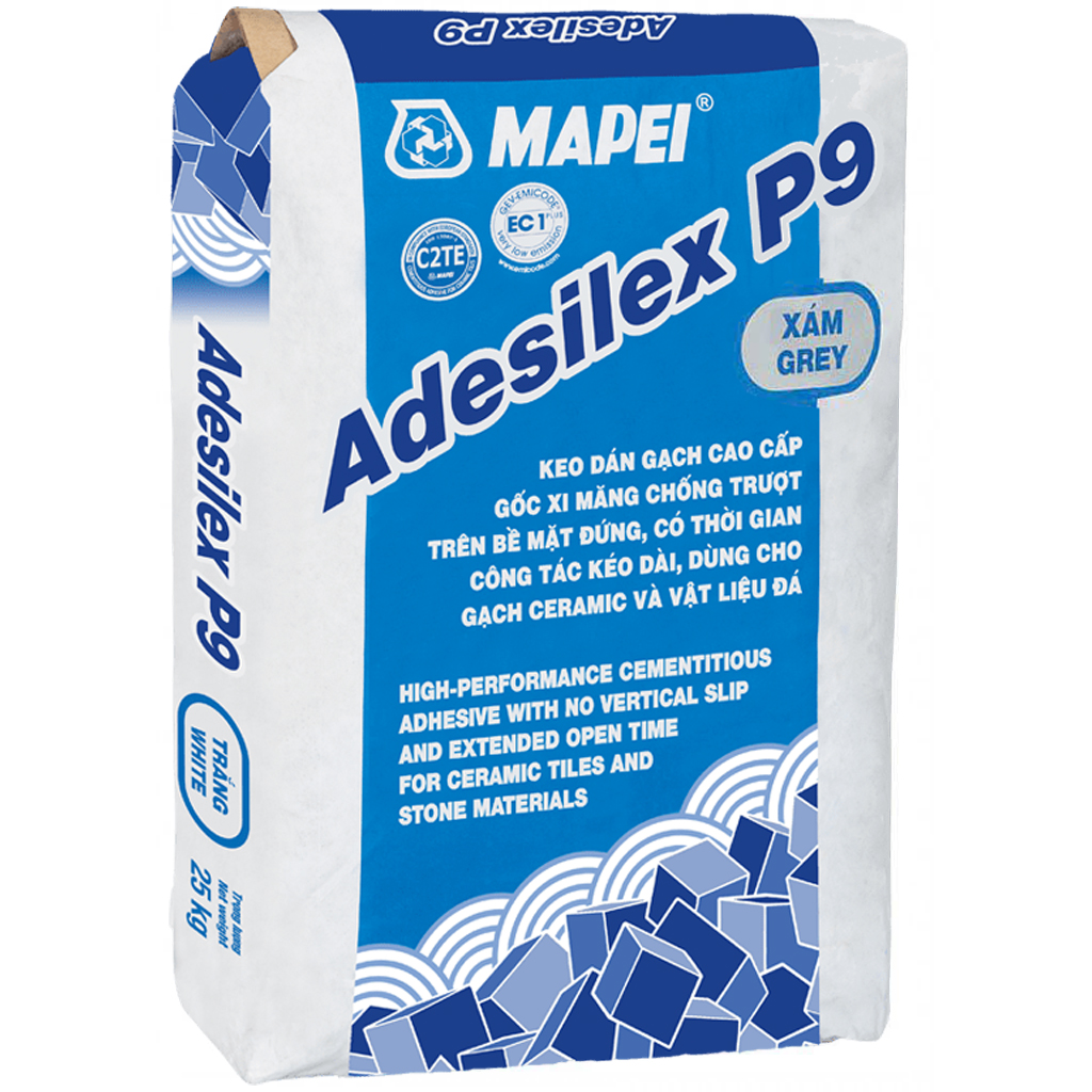 Keo Dán Gạch Đá Chuyên Dụng Adesilex P9 Grey 21.C2TE.DG.ADESP9.00 - Chợ Đá